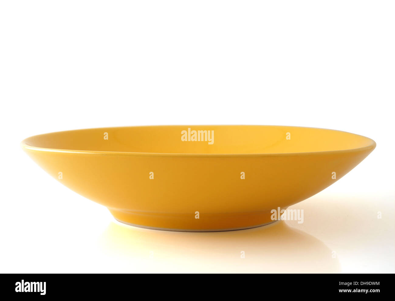 Empty plate isolated on white with clipping path Stock Photo - Alamy