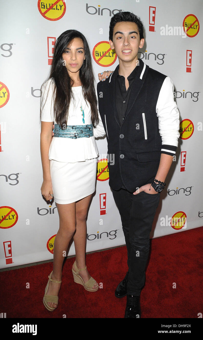 Brandon and Savannah Los Angeles Premiere of 'Bully' held at Chinese 6 ...