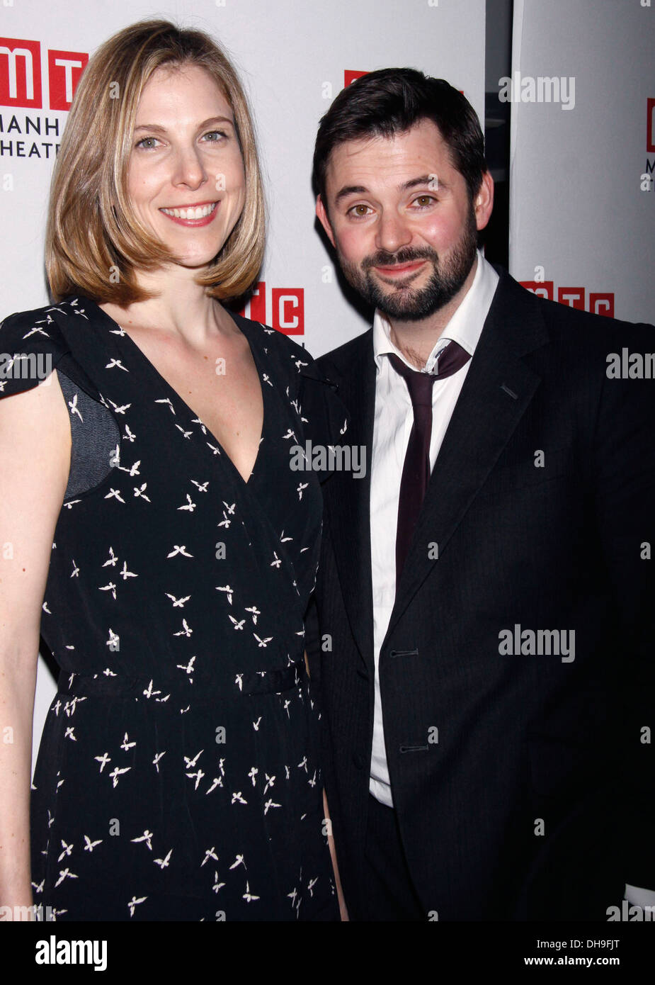 Carolyn Cantor and Matt Charman Opening night after party for MTC ...