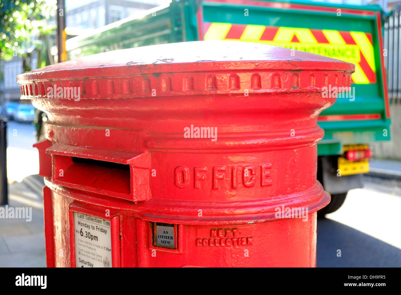 Red Post box Stock Photo - Alamy