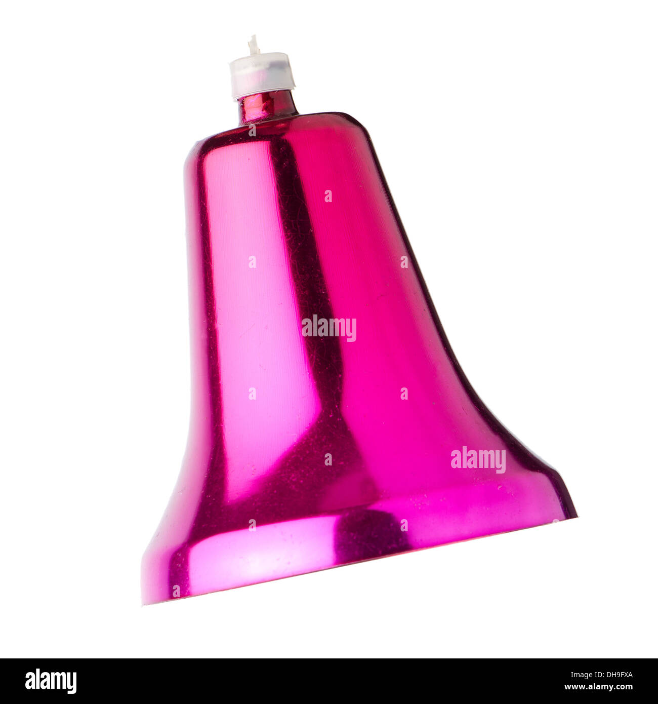 Christmas bell decoration isolated on white background Stock Photo - Alamy