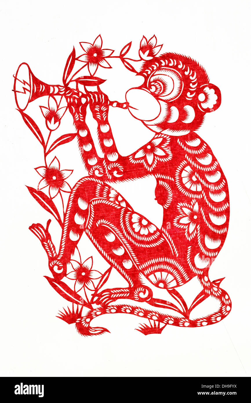 Monkey image art Cut Out Stock Images & Pictures - Alamy