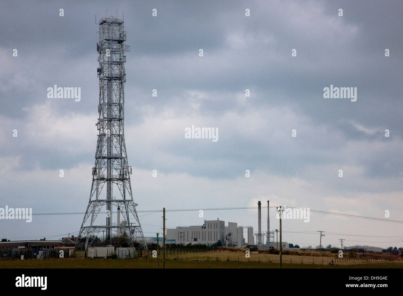 Transmitter Station and Dairy Crest's in background Davidstow Cheese ...