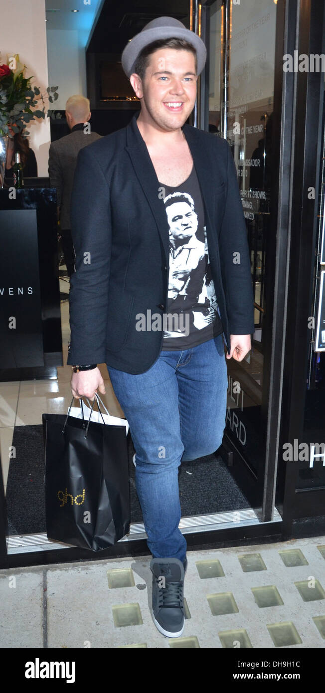 Craig Colton Jamie Stevens' salon launch party in West Kensington ...