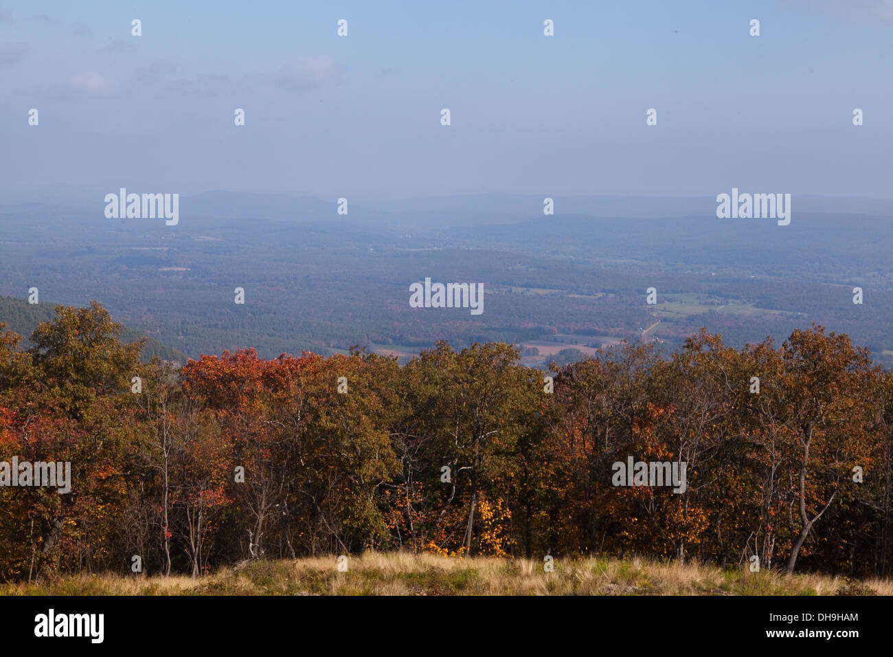 Berkshire county is pictured from the summit of Mount Everett ...