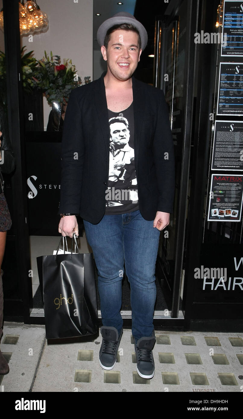 Craig Colton Jamie Stevens' salon launch party in West Kensington ...
