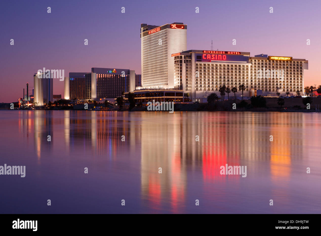 Casinos along the Colorado River, Laughlin, Nevada Stock Photo - Alamy