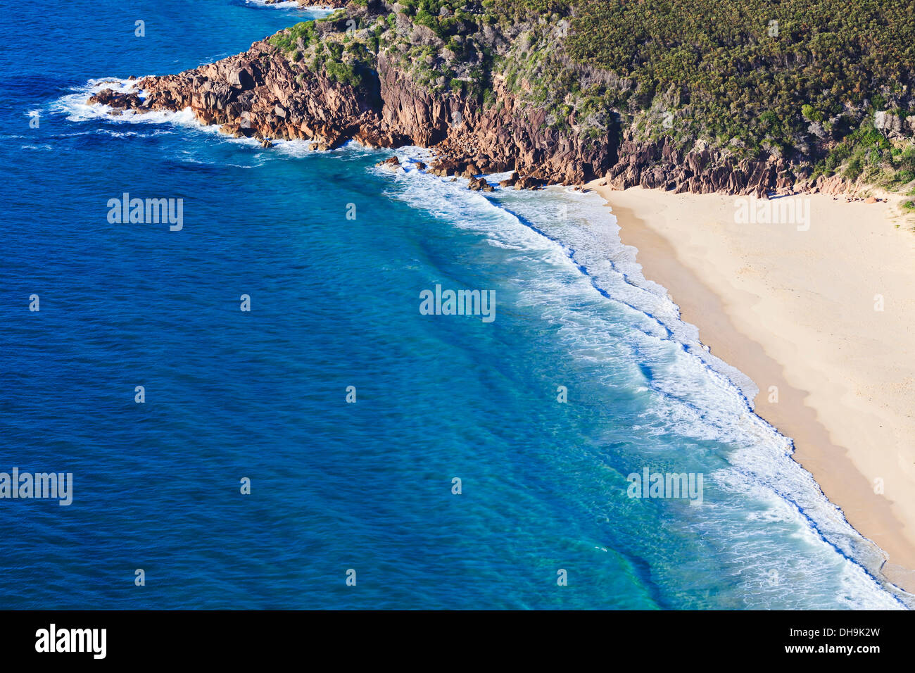 Sandy beach small ocean waves hi-res stock photography and images - Alamy