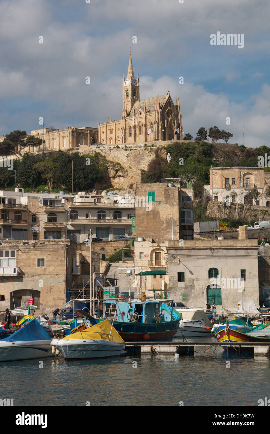 Mgarr harbour malta hi-res stock photography and images - Alamy
