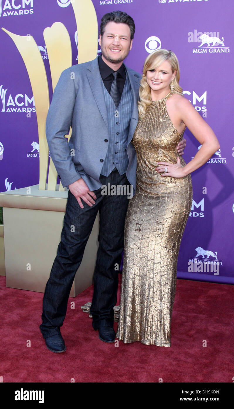 Blake Sheldon Miranda Lambert 2012 ACM Awards (Academy of Country Music ...