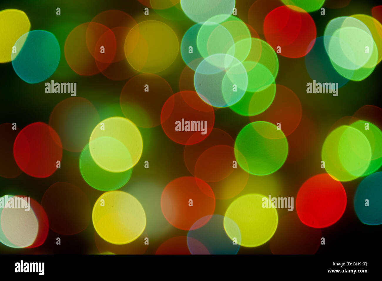 Color Bokeh against a dark background Stock Photo - Alamy