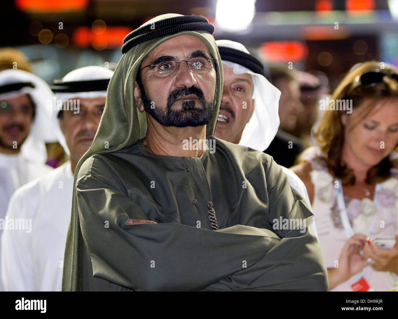 Sheikh Mohammed 2012 Dubai World Cup at Meydan Racecourse Dubai United ...