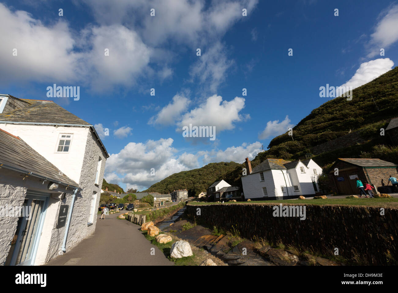 Boscastle a village and fishing port on the north coast of Cornwall ...