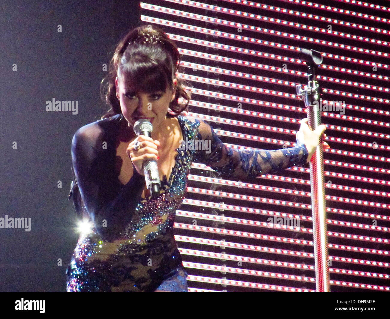 Lisa Scott-Lee of Steps - Ultimate Tour performing opening night of ...