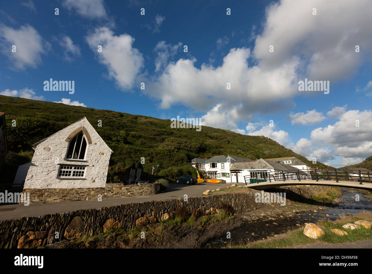 Boscastle a village and fishing port on the north coast of Cornwall ...