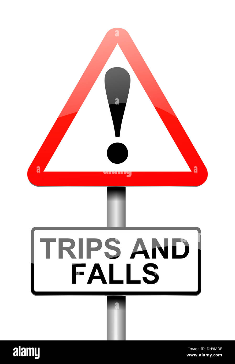 Trip and fall concept Stock Photo - Alamy