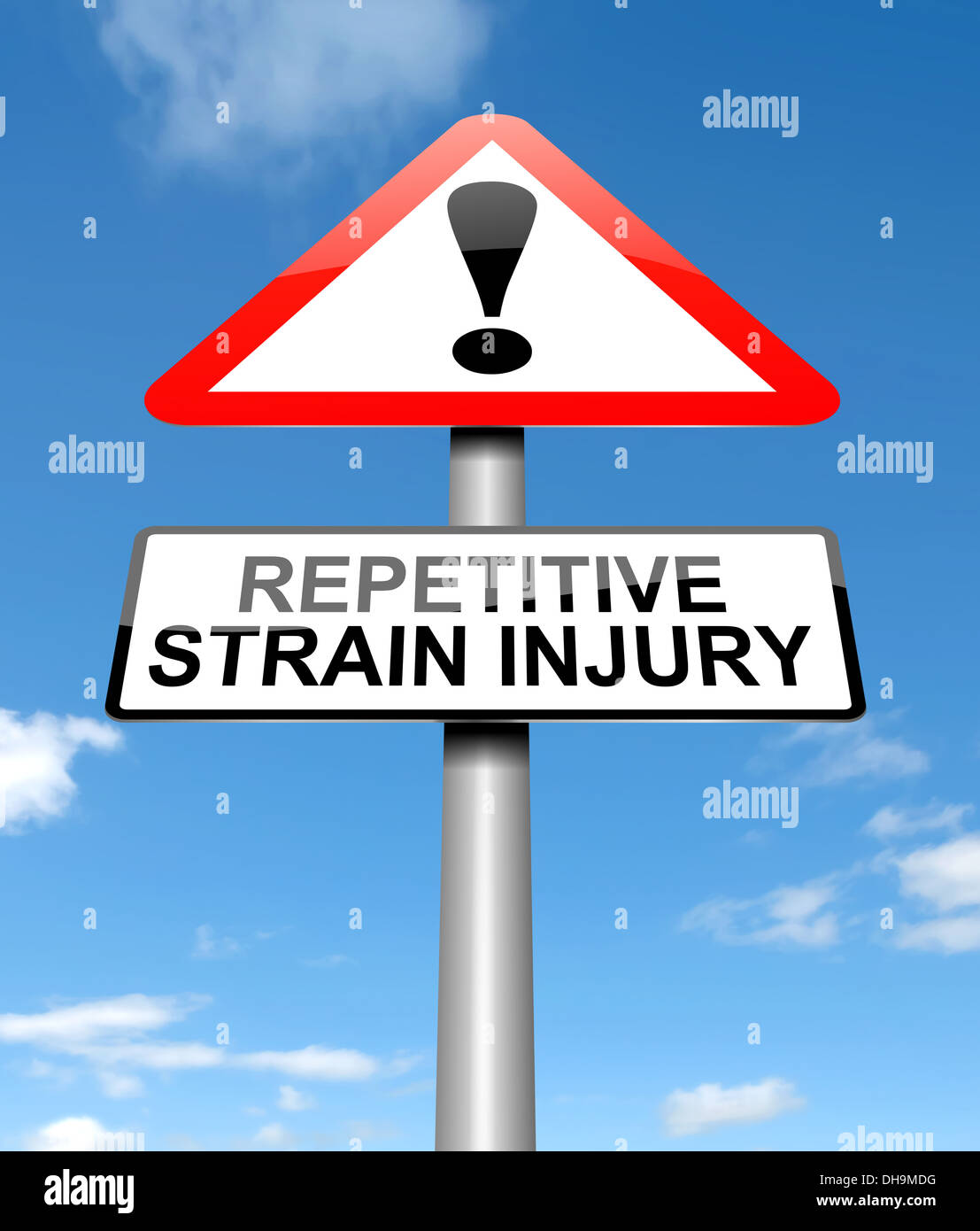 Repetitive strain injury concept Stock Photo - Alamy