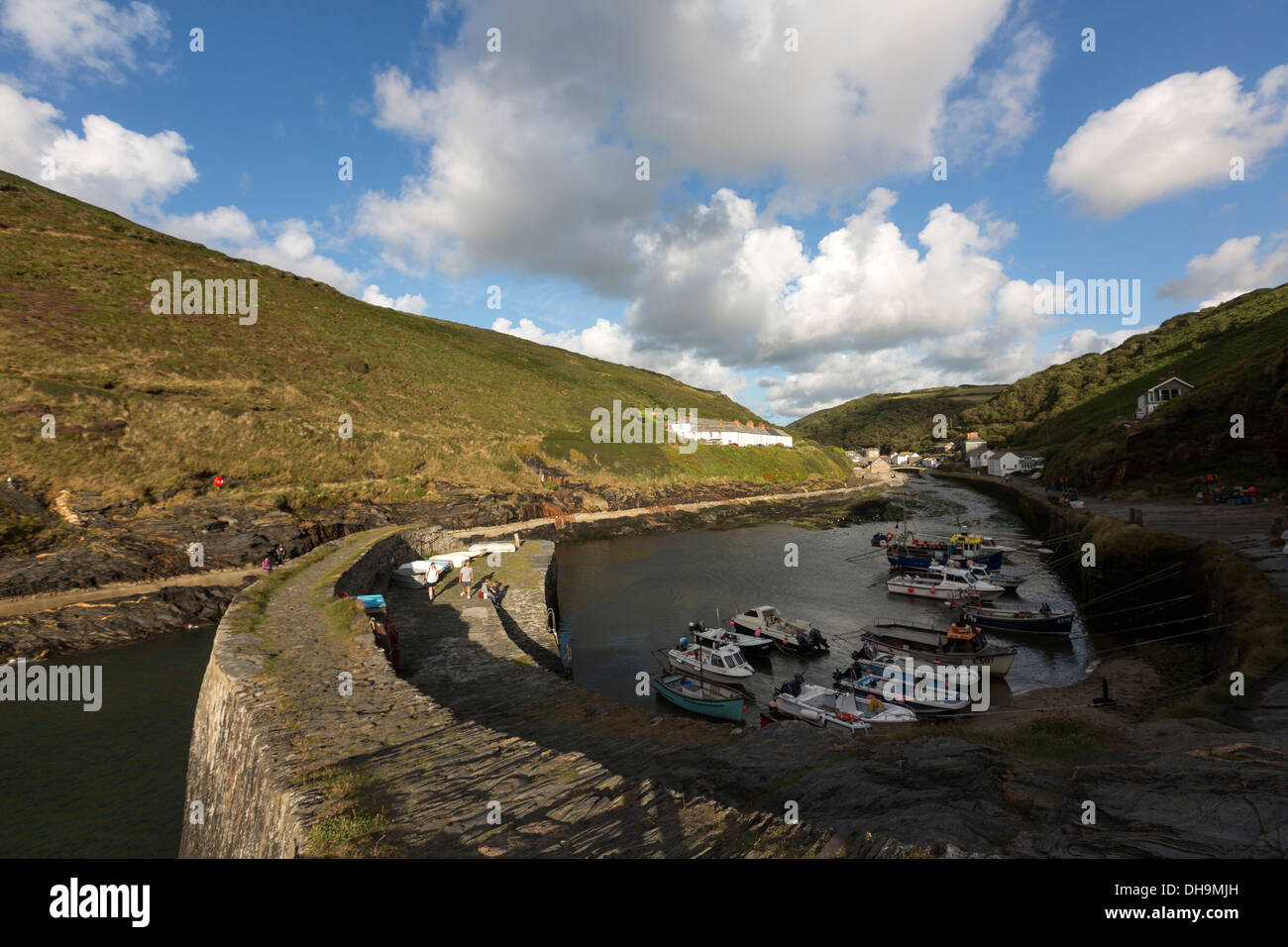 Boscastle a village and fishing port on the north coast of Cornwall ...