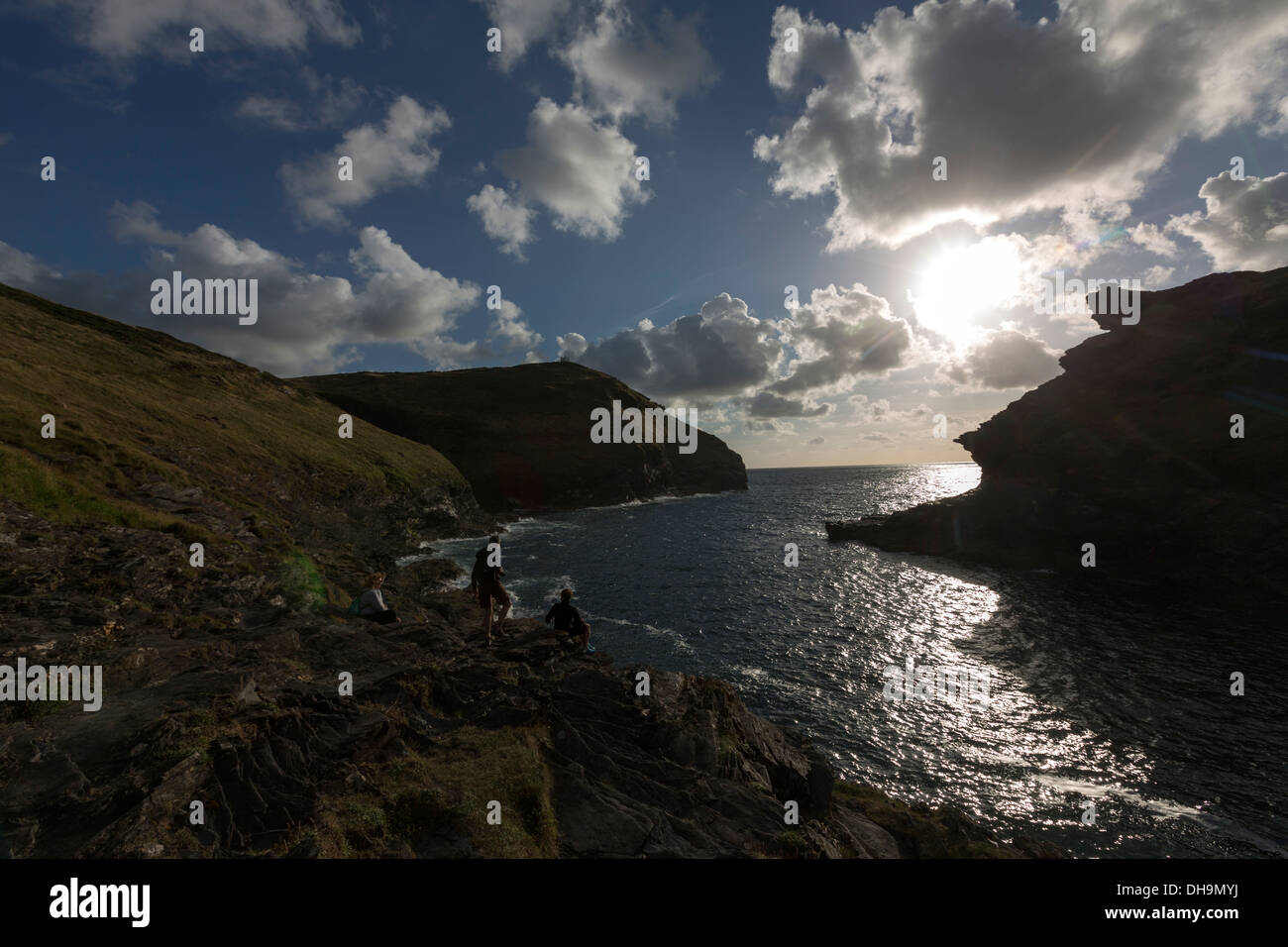 Boscastle a village and fishing port on the north coast of Cornwall ...