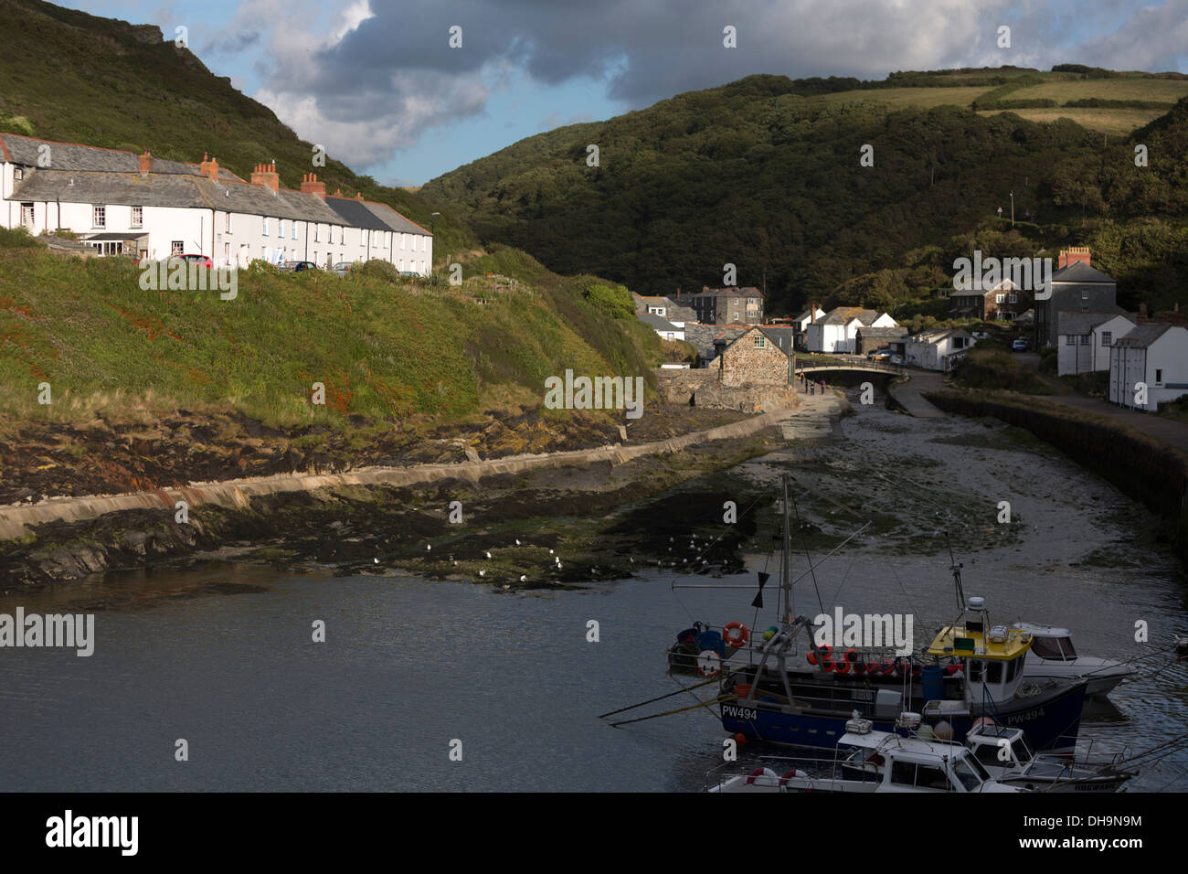 Boscastle a village and fishing port on the north coast of Cornwall ...