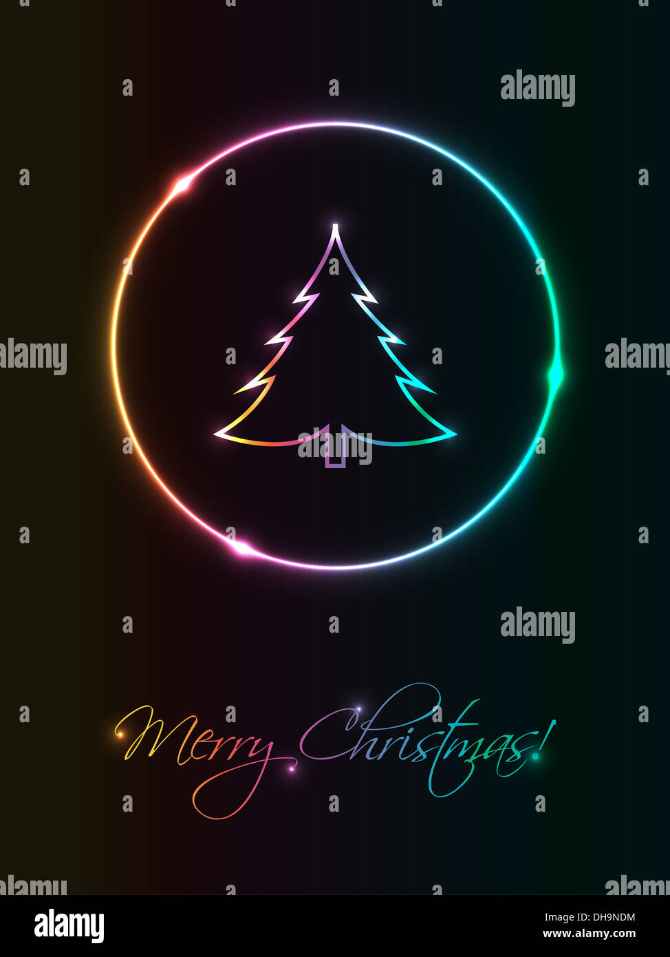 Modern abstract Christmas greeting card, eps10 vector illustration ...