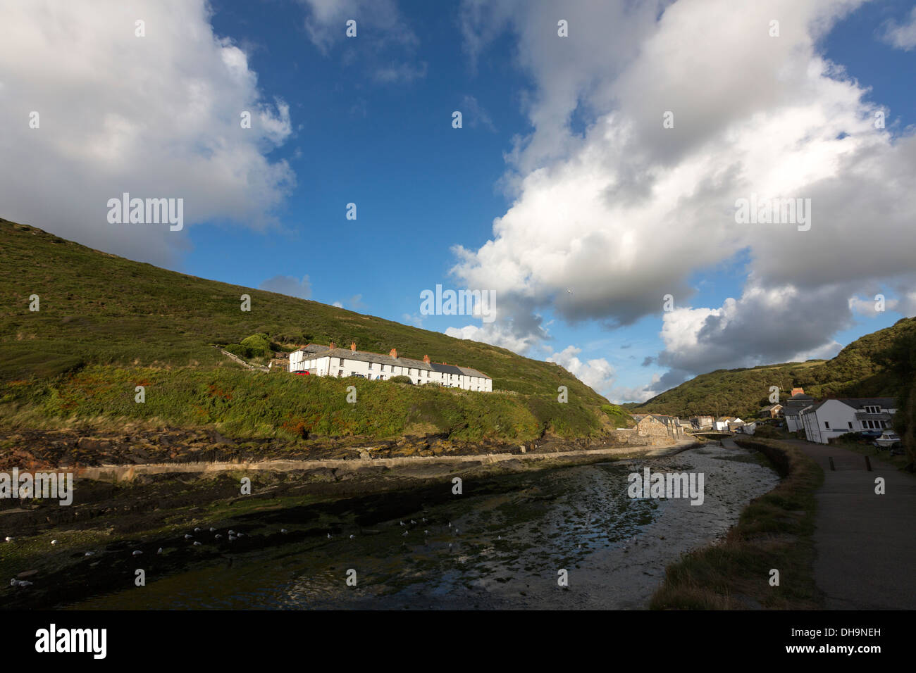 River Valency in Boscastle a village and fishing port on the north ...