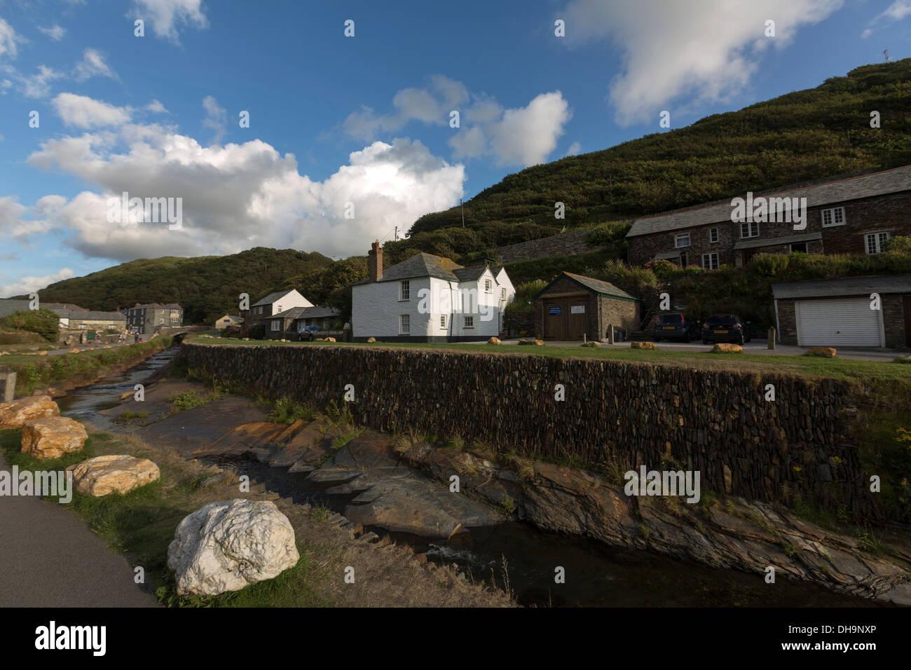 Boscastle a village and fishing port on the north coast of Cornwall ...