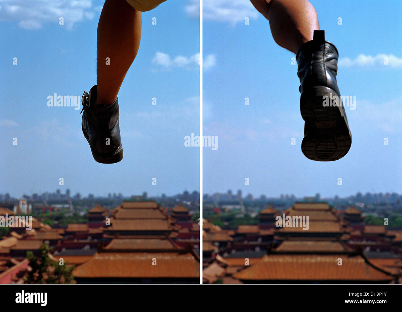 SUPER ACROBATIC ARTIST PHOTO-MAN Is it bird? Is it plane? No it's ...