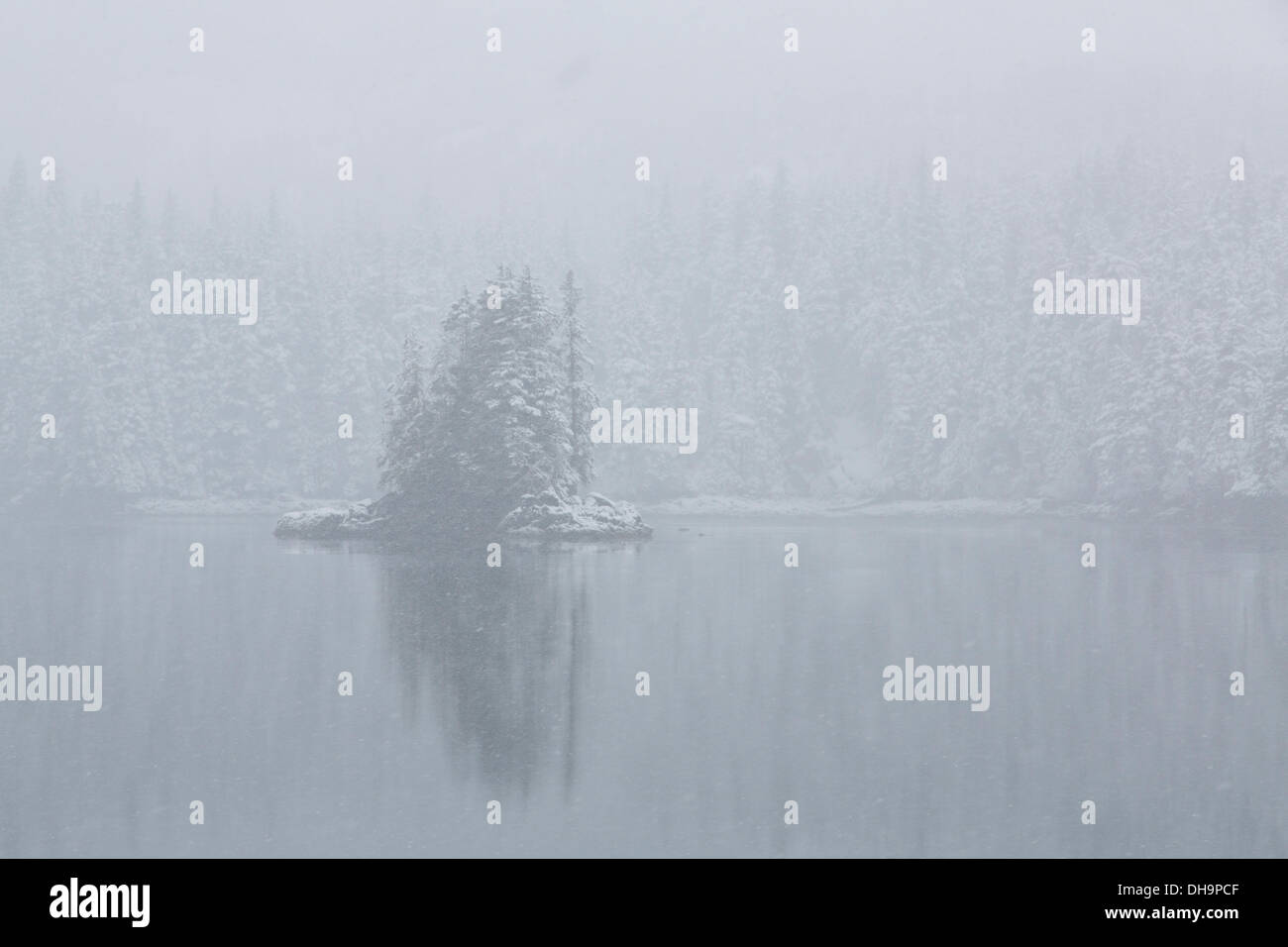 Snow in Culross Passage, Prince William Sound, Chugach National Forest ...