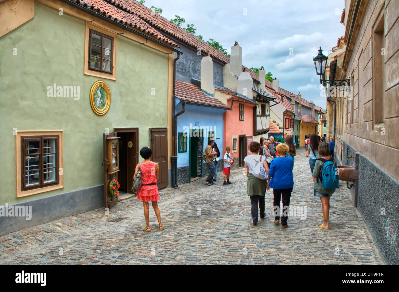 Zlata Ulicka (Golden Lane) - famous ancient street within the Hradcany ...