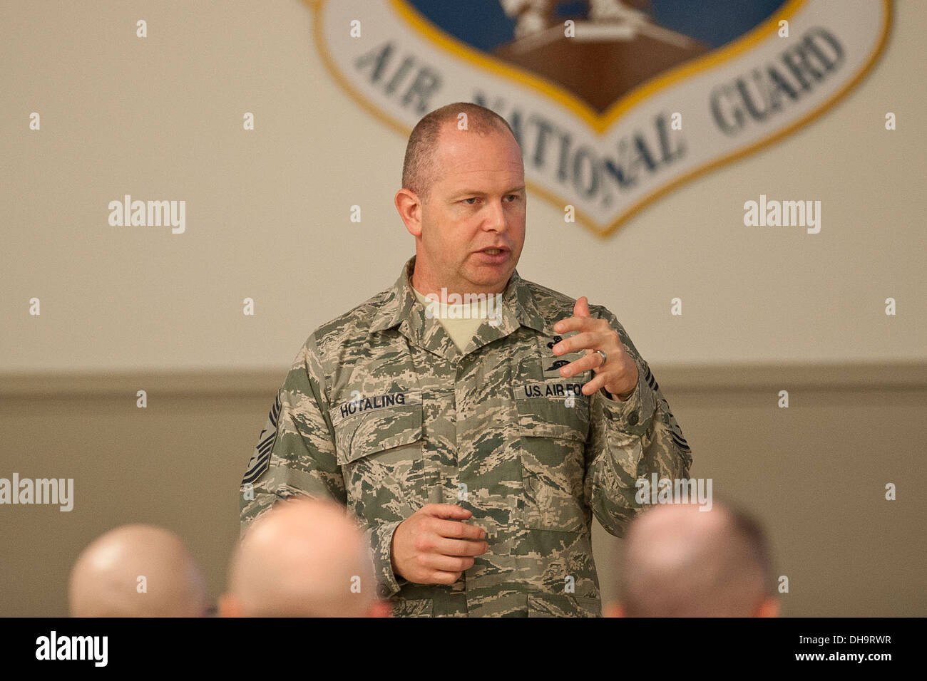 Chief Master Sgt. James W. Hotaling, the command chief of the Air ...