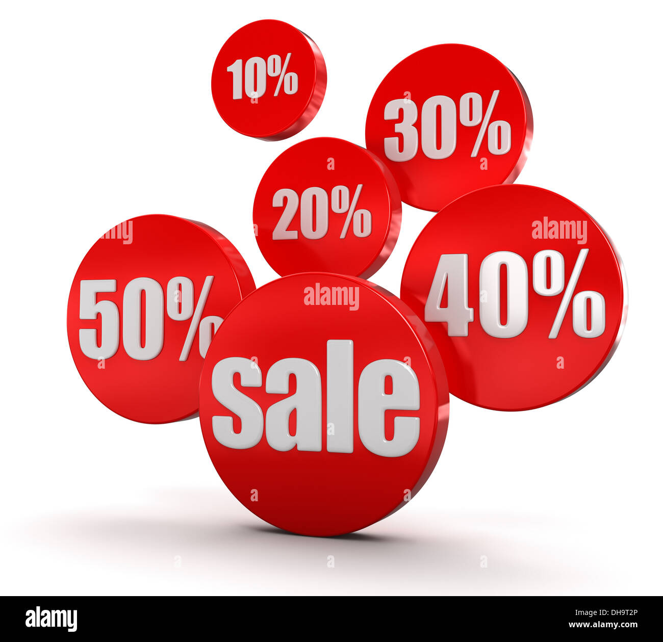 Sale and percent (clipping path included Stock Photo - Alamy