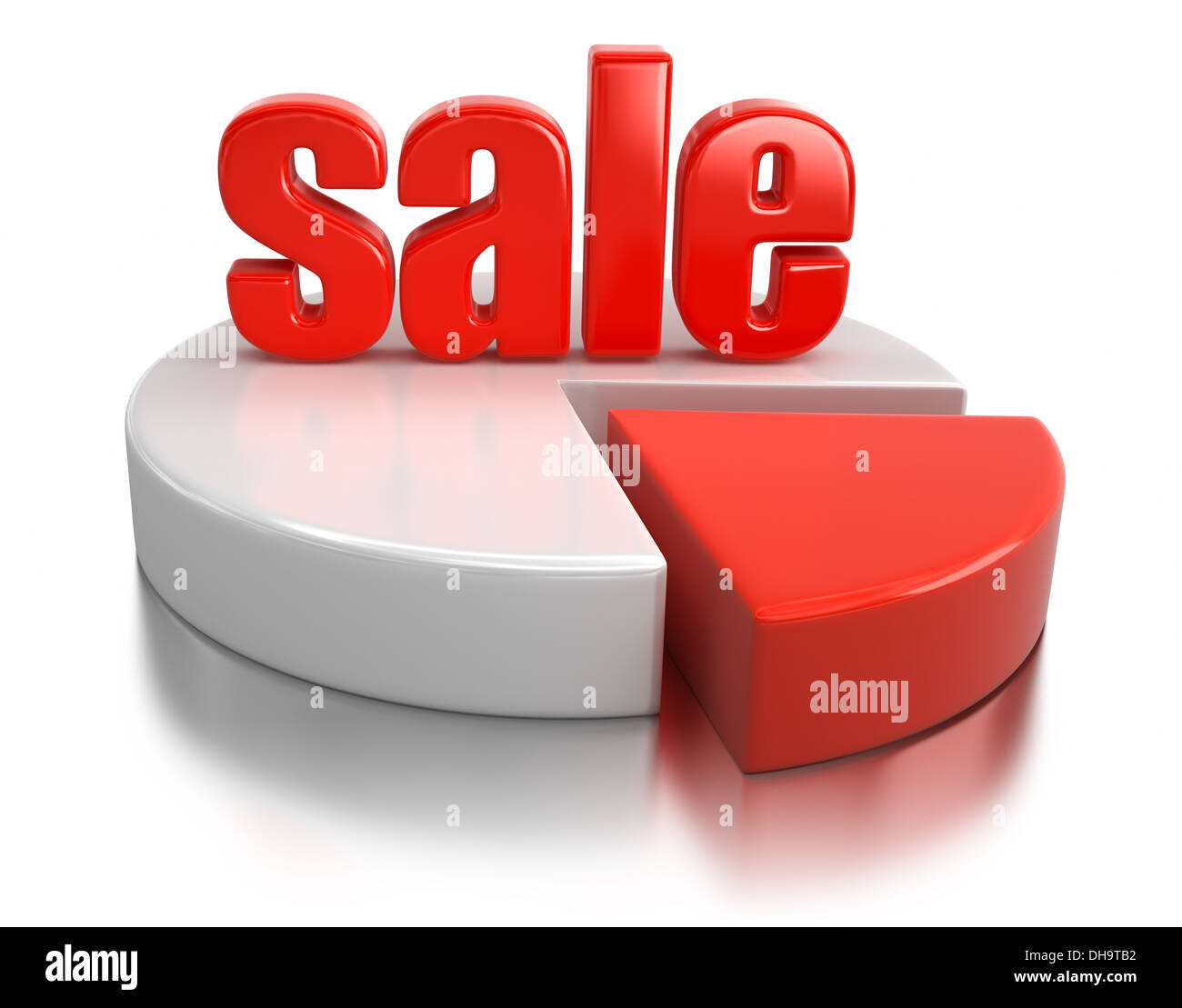 Sale Pie Chart Stock Photo - Alamy