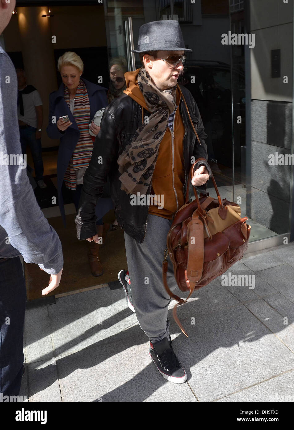 Ian Watkins aka H and Faye Tozer Steps leaving The Morrisson Hotel ...
