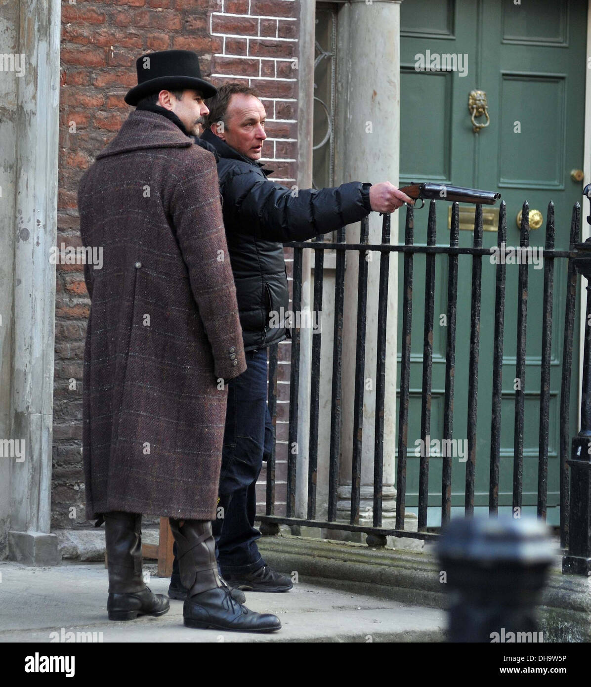 Atmosphere Filming of BBC's new drama 'Ripper Street' on streets of ...