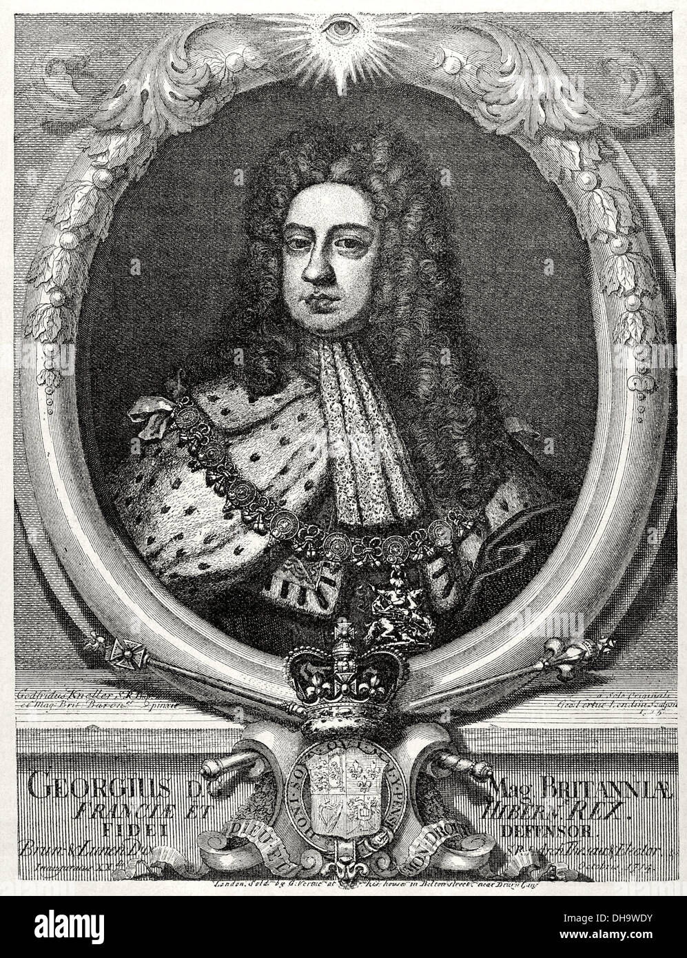 George II (1683-1760). King of Great Britain and Ireland. Elector of ...