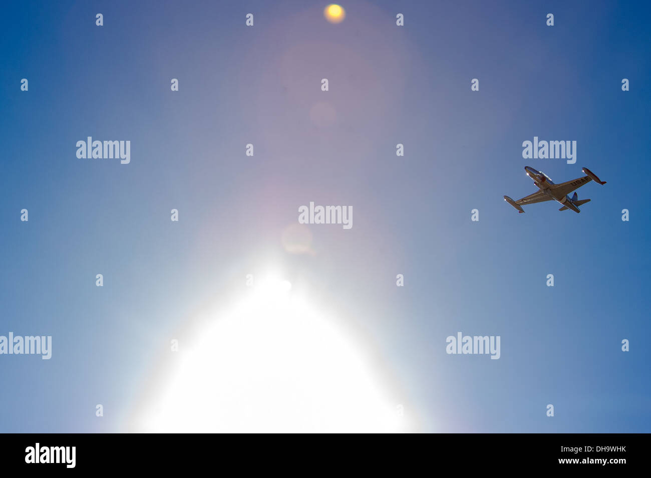 A plane flies over Falcon Stadium during an Air Force verses Army ...
