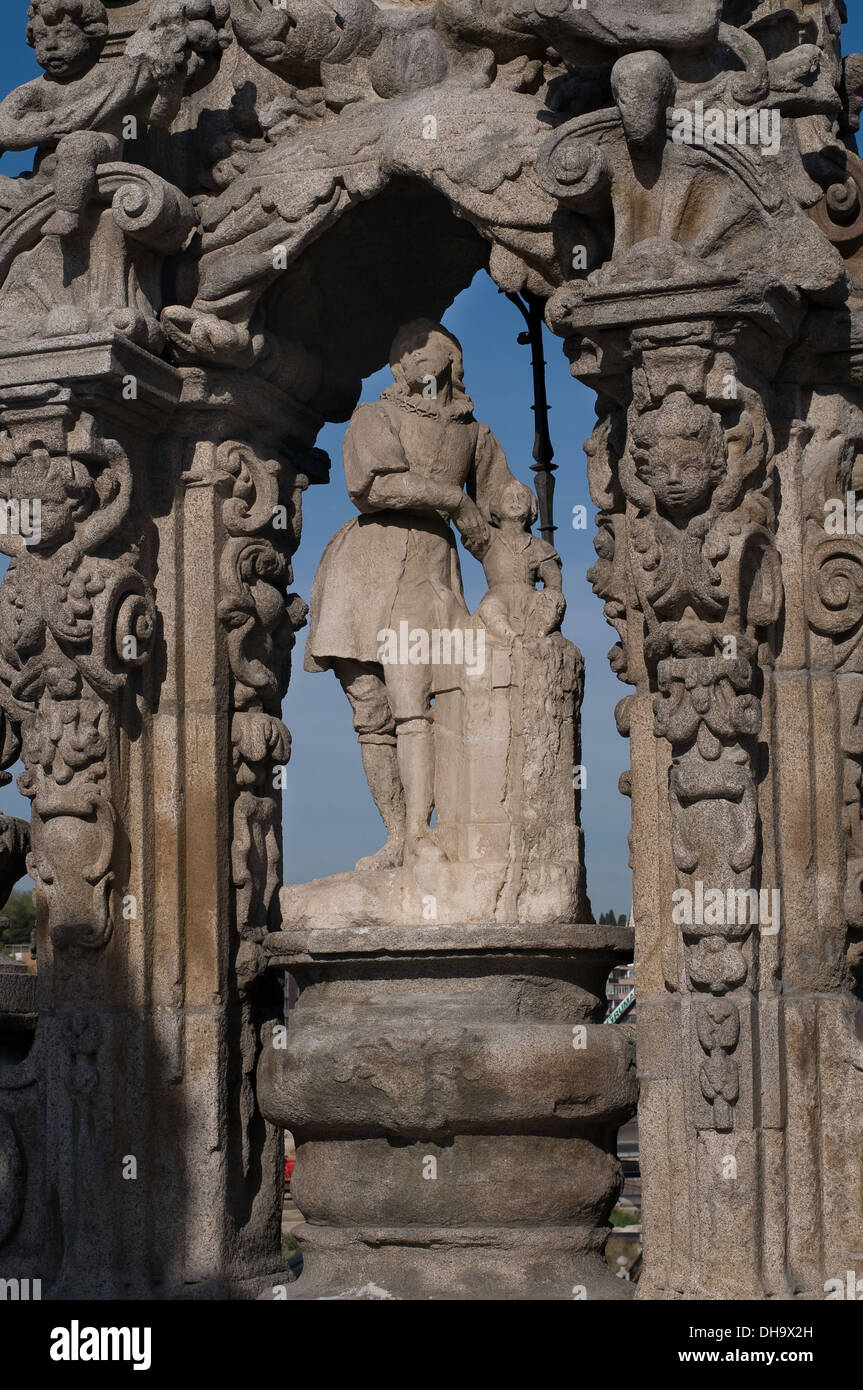 San Isidro statue, patron from Madrid, Spain Stock Photo - Alamy