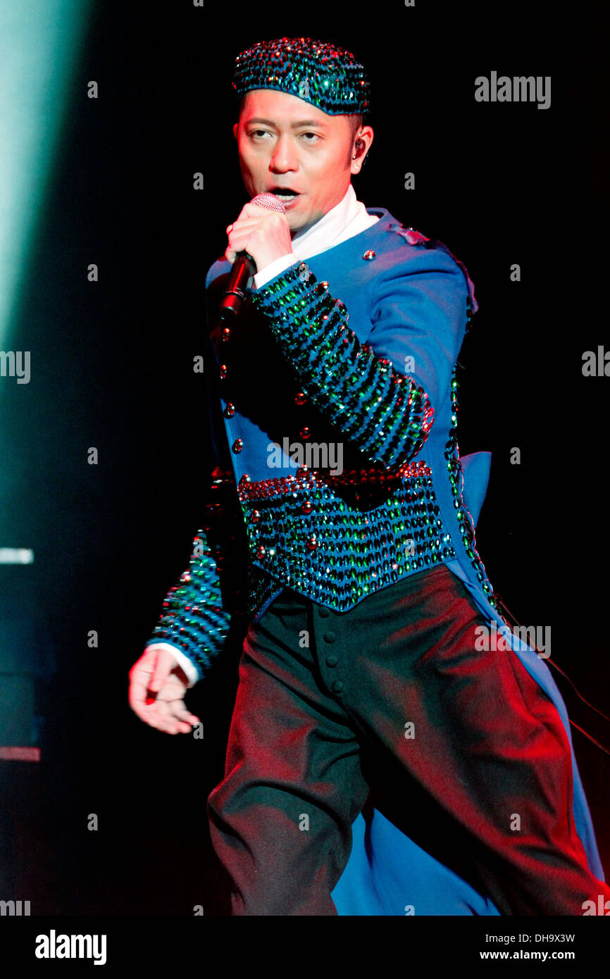 Edmond Chi-Wai So Grasshopper performs on stage at Ricoh Coliseum ...
