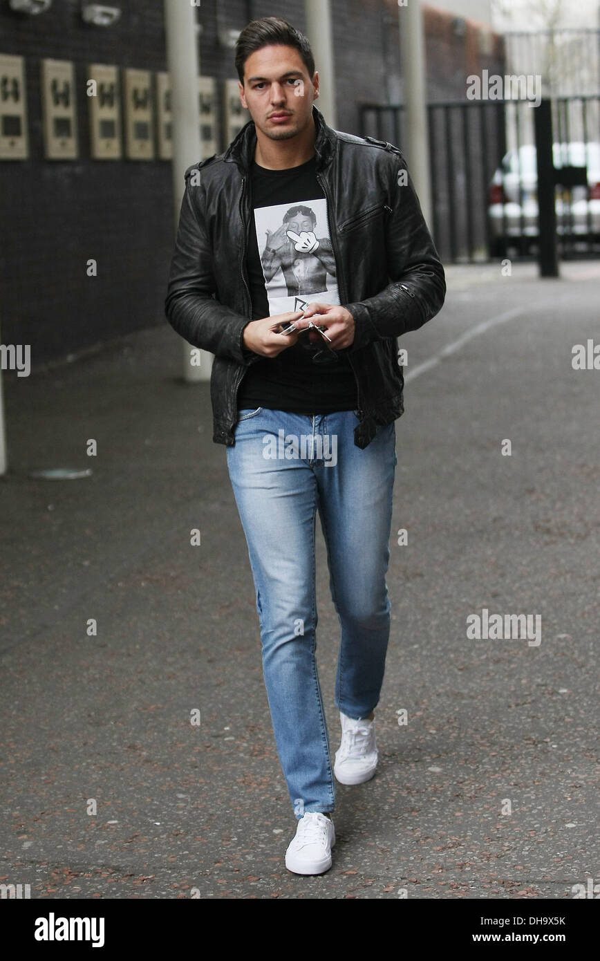Mario Falcone from The Only Way is Essex at the ITV studios London ...
