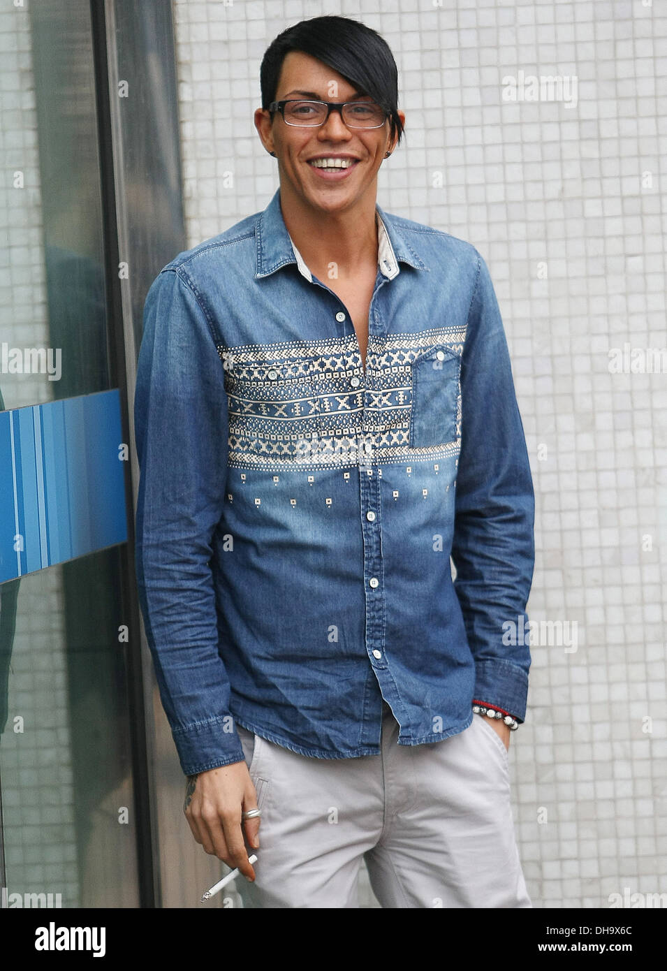Bobby-Cole Norris from The Only Way is Essex at the ITV studios London ...