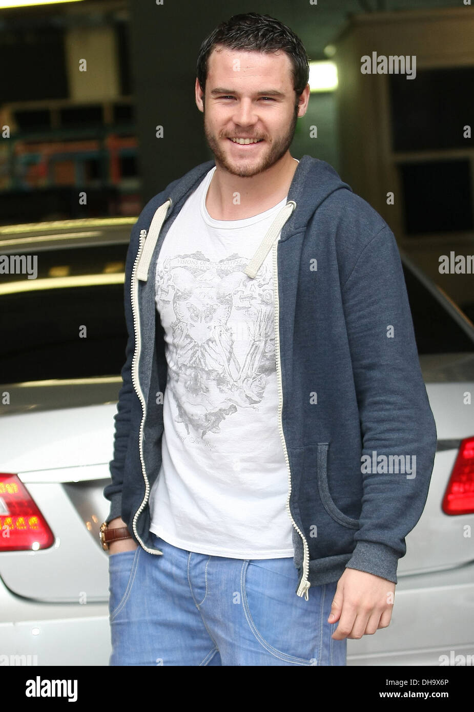 Danny Miller at the ITV studios London, England - 05.04.12 Stock Photo ...