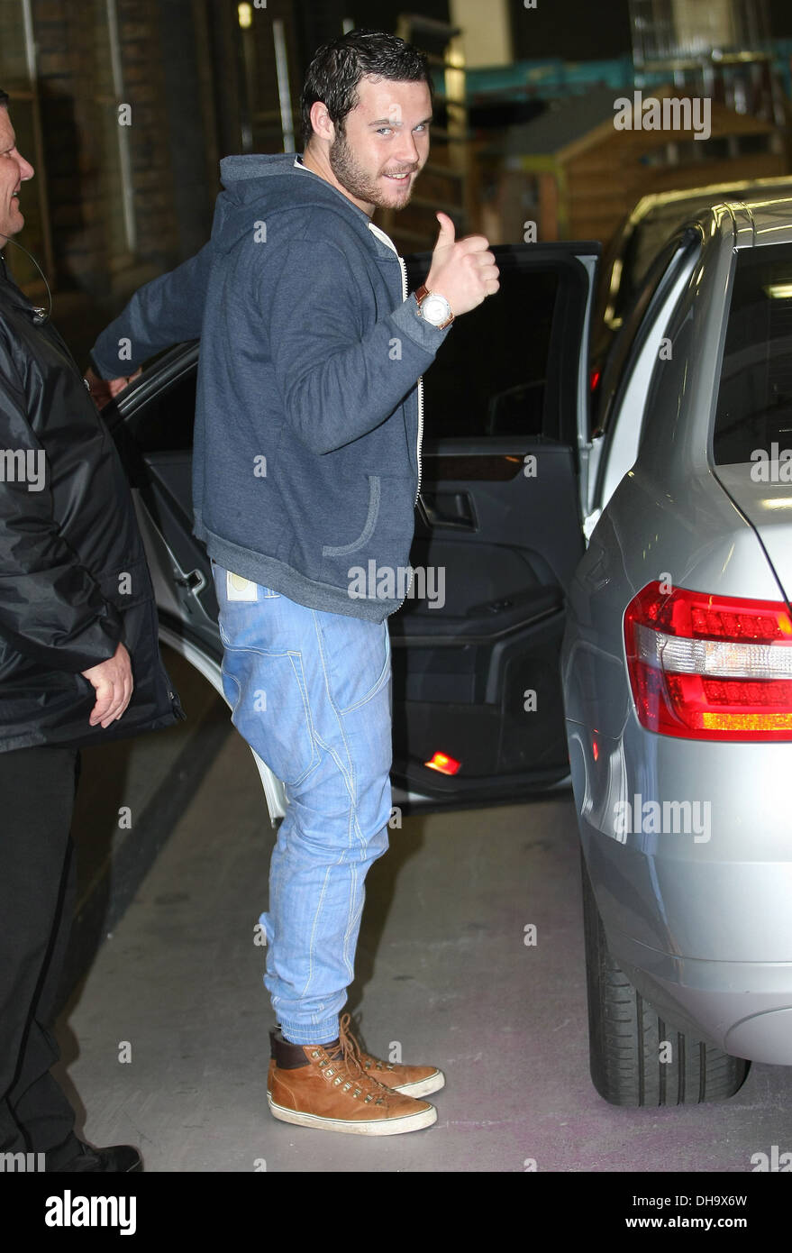Danny Miller at the ITV studios London, England - 05.04.12 Stock Photo ...