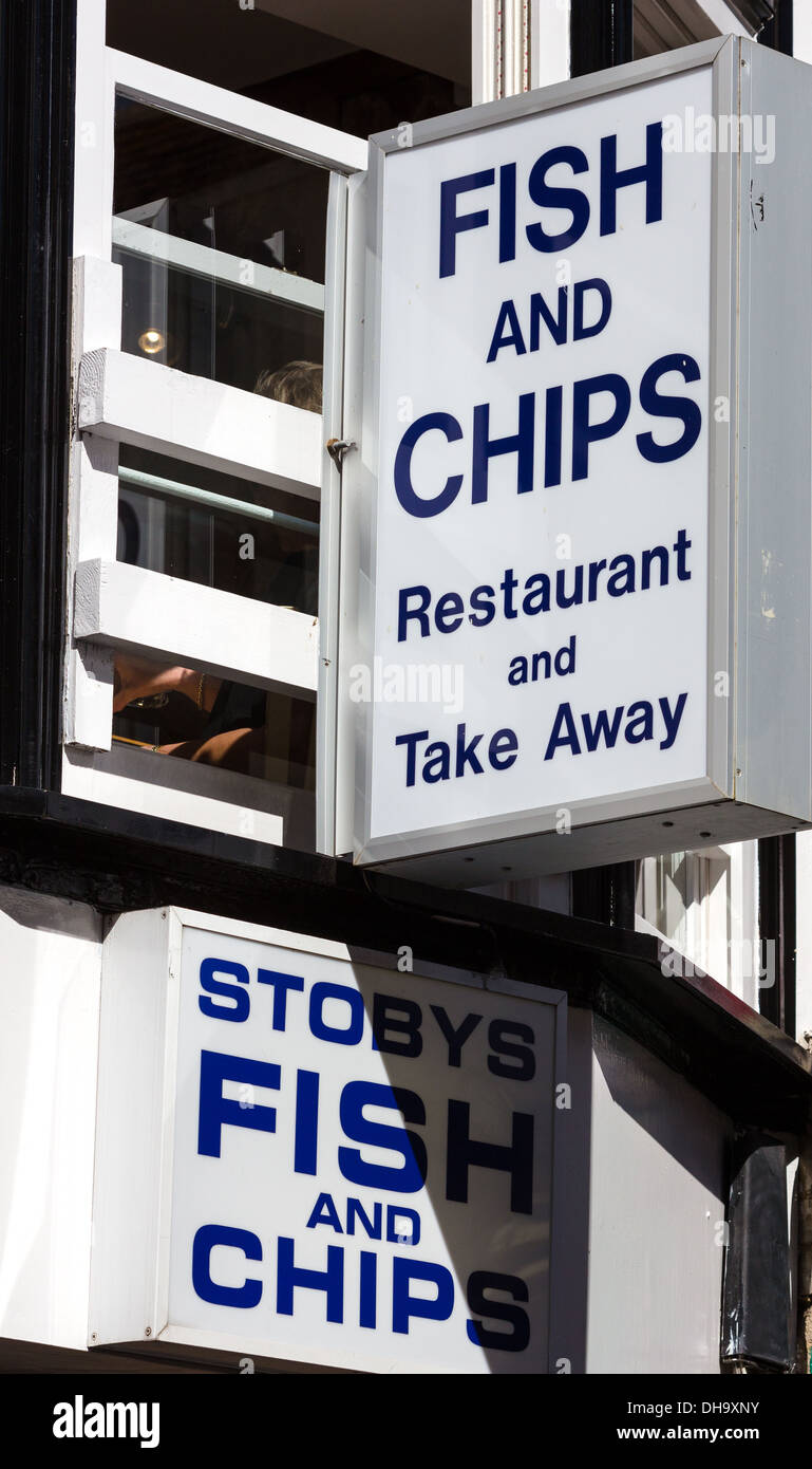 Traditional Fish and chip shop Salisbury England Stock Photo - Alamy