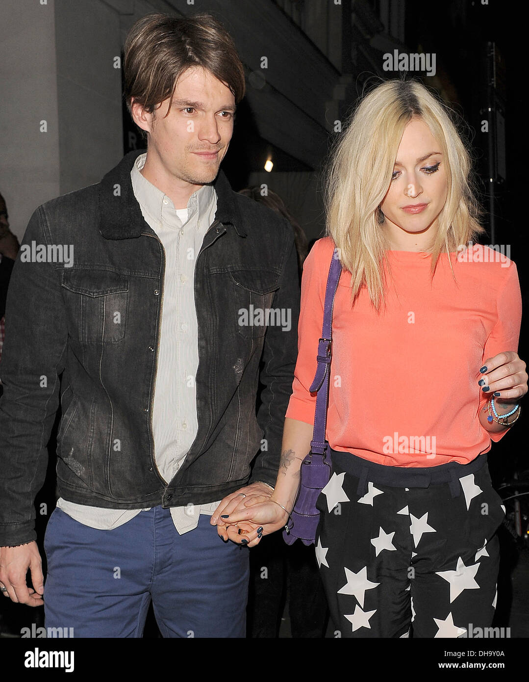 Fearne Cotton and boyfriend Jesse Wood leaving Nobu restaurant London ...