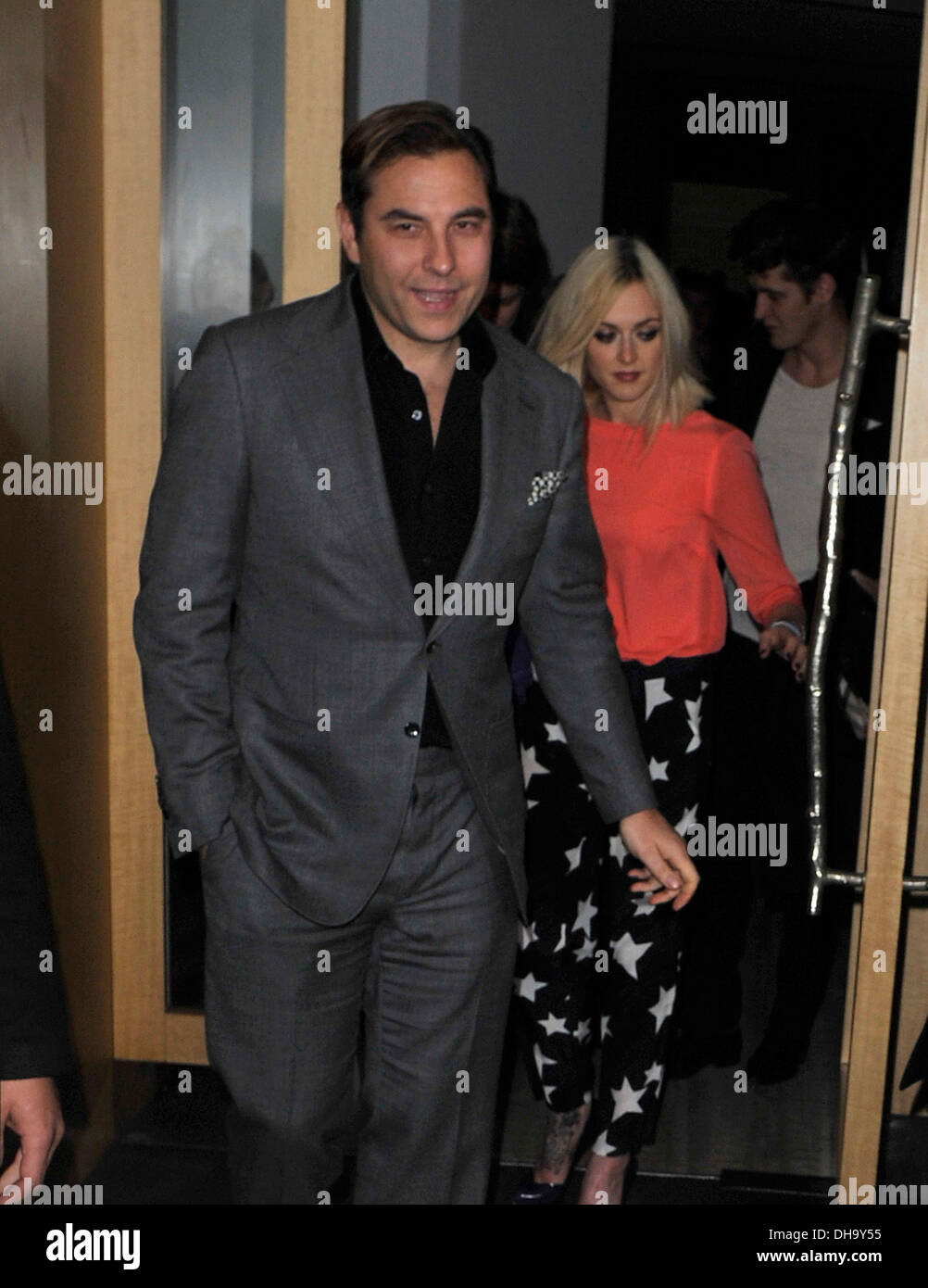 Fearne cotton leaving nobu in mayfair london hi-res stock photography ...