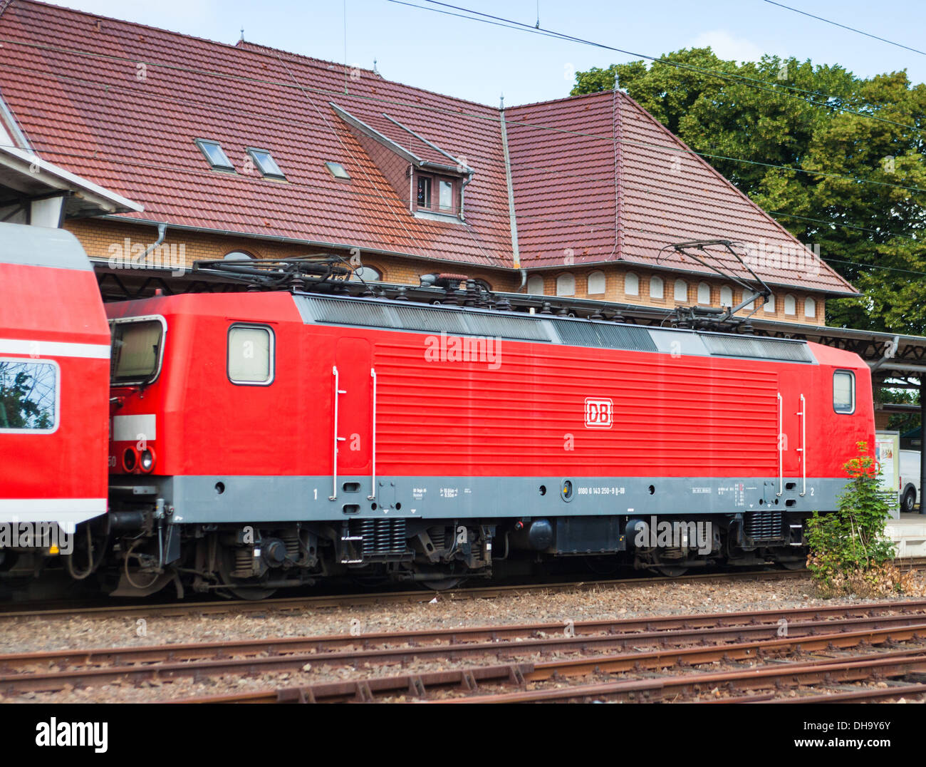 Overhead railway lines germany europe hi-res stock photography and ...