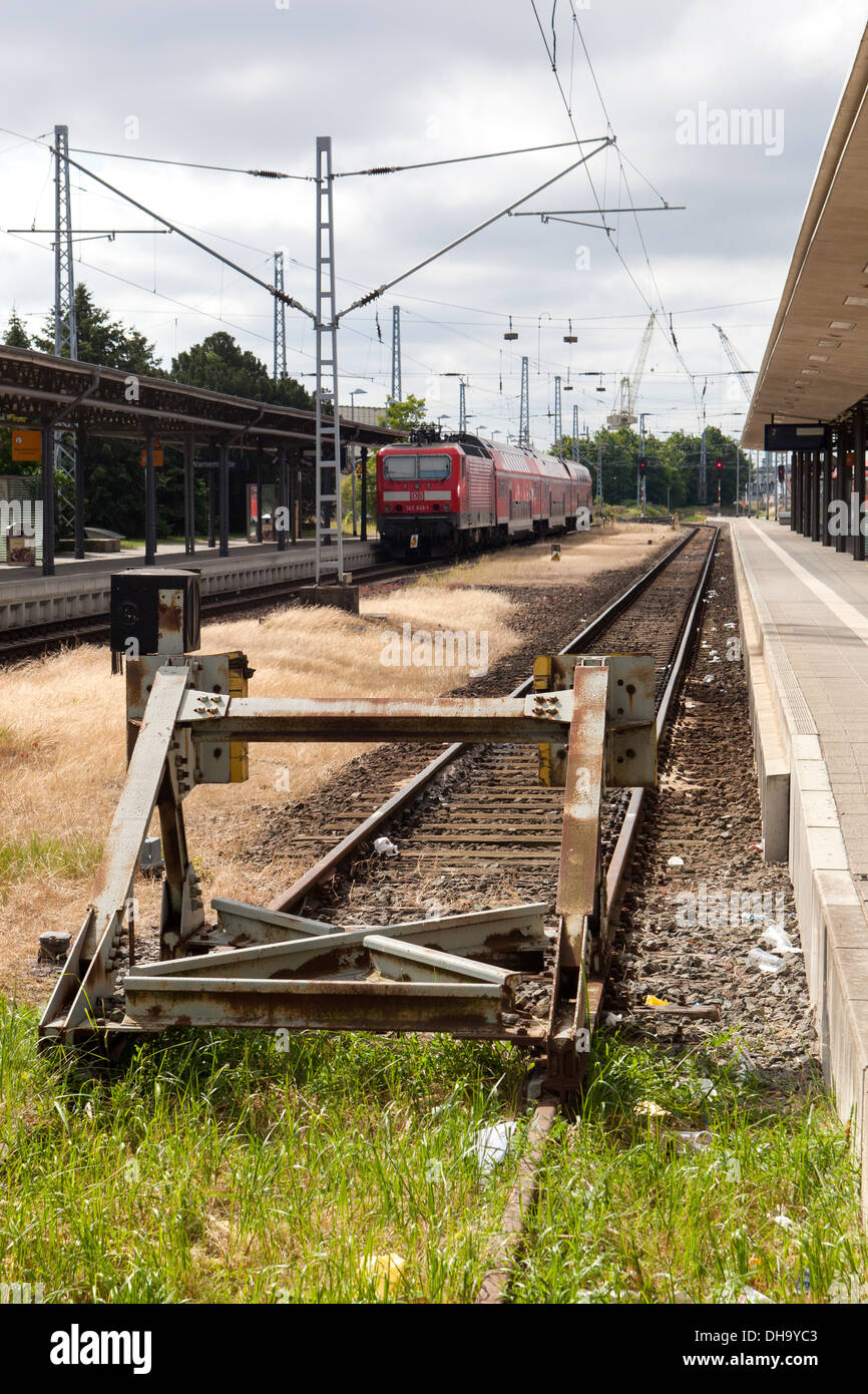 Overhead railway lines germany europe hi-res stock photography and ...