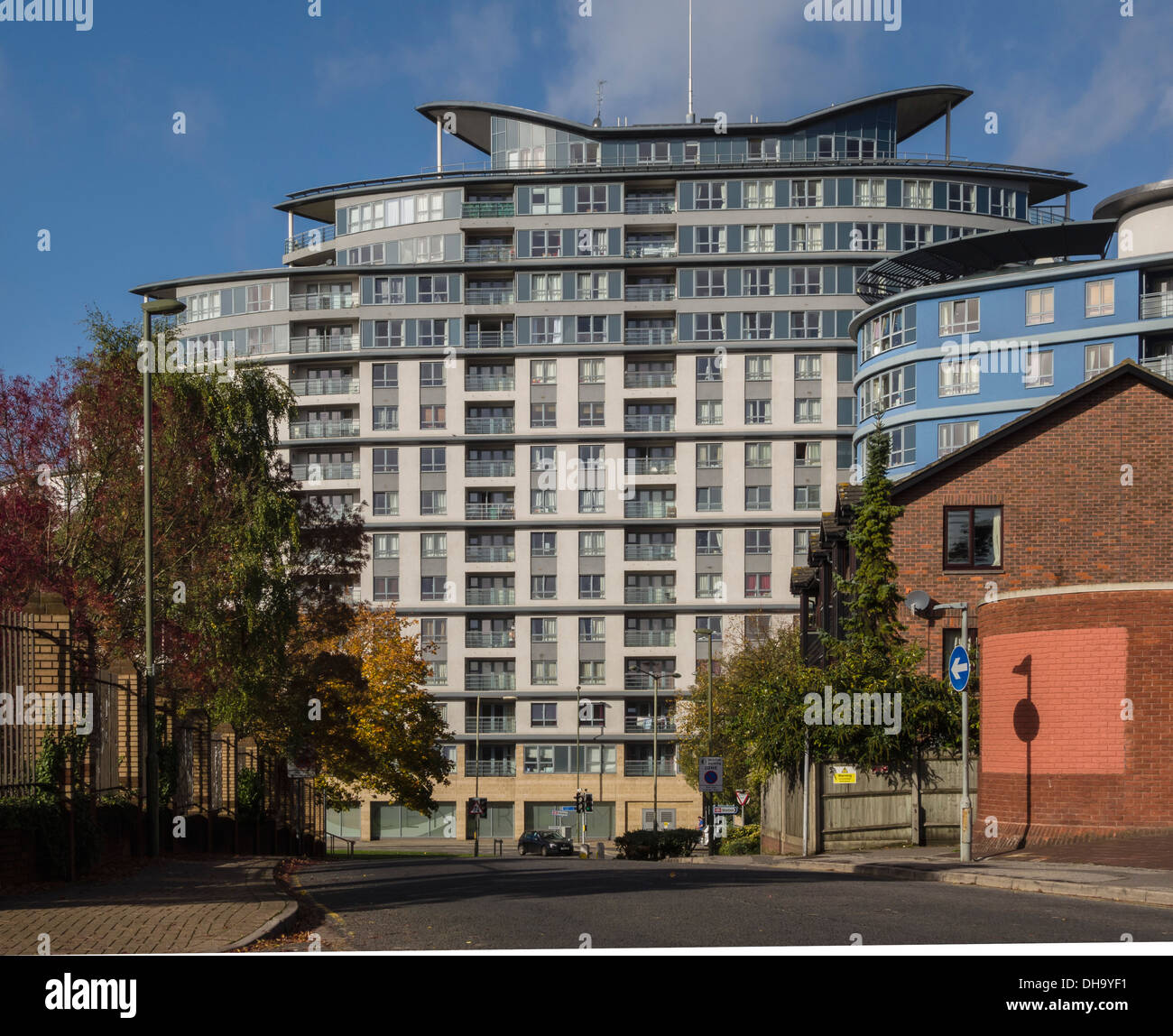 High-rise Flats and Apartments in Woking, Surrey, England, UK. Europe ...