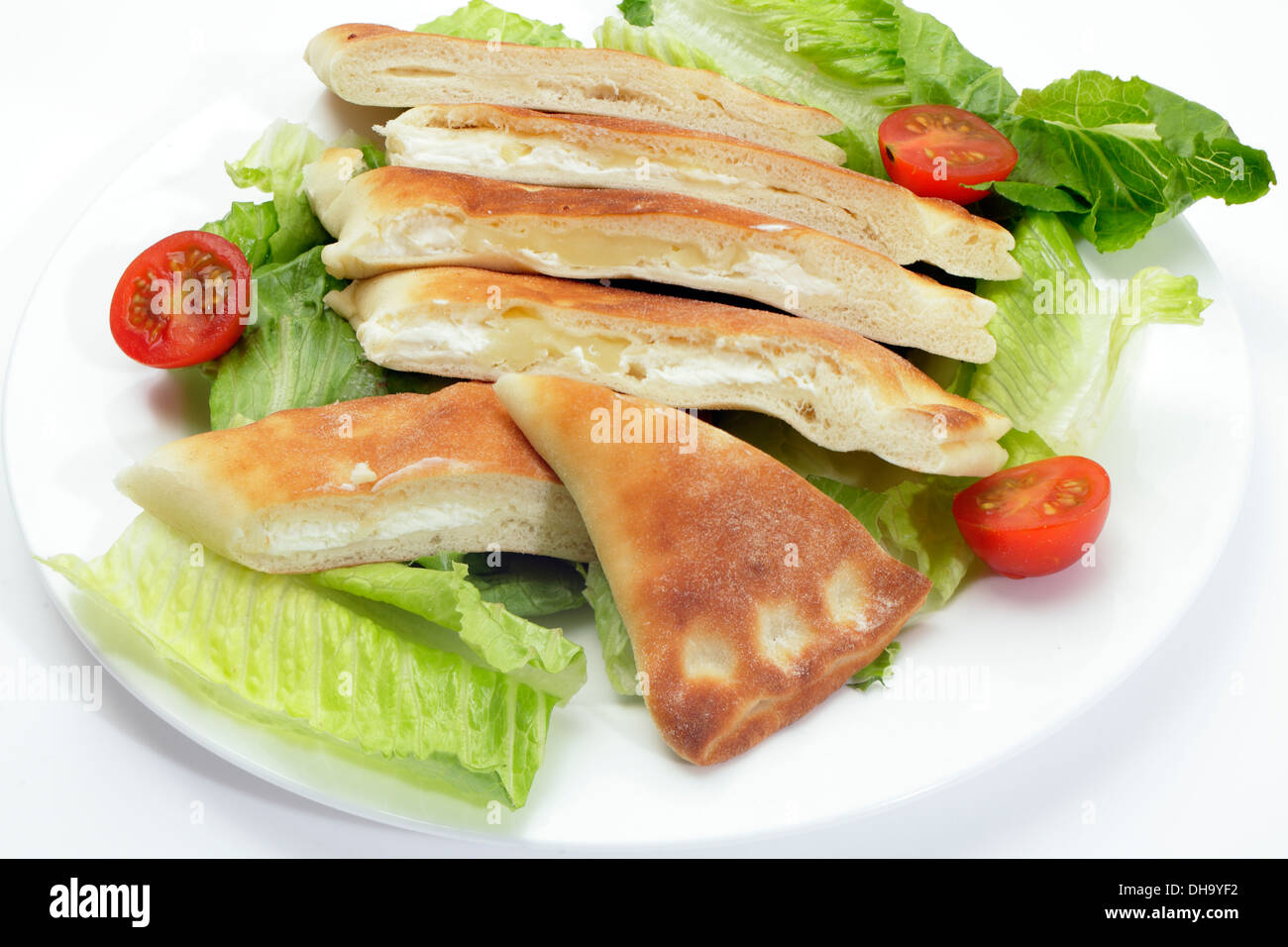 Arabian traditional labneh (cream cheese) fataya, a sort of Arab ...